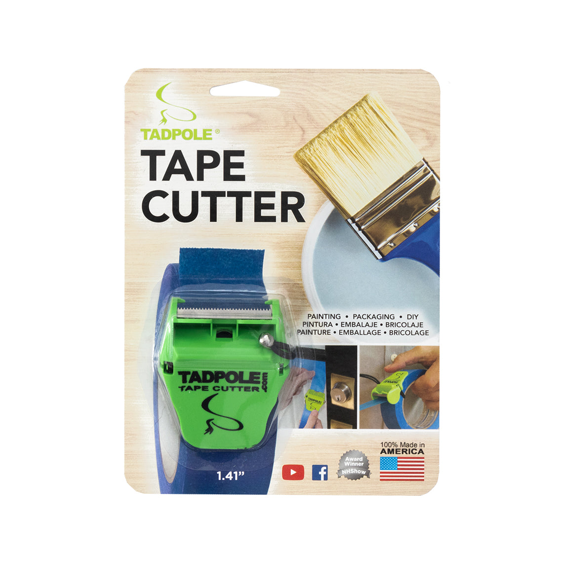 Tadpole Cutter 38mm for Quick & Easy Tape Cutting